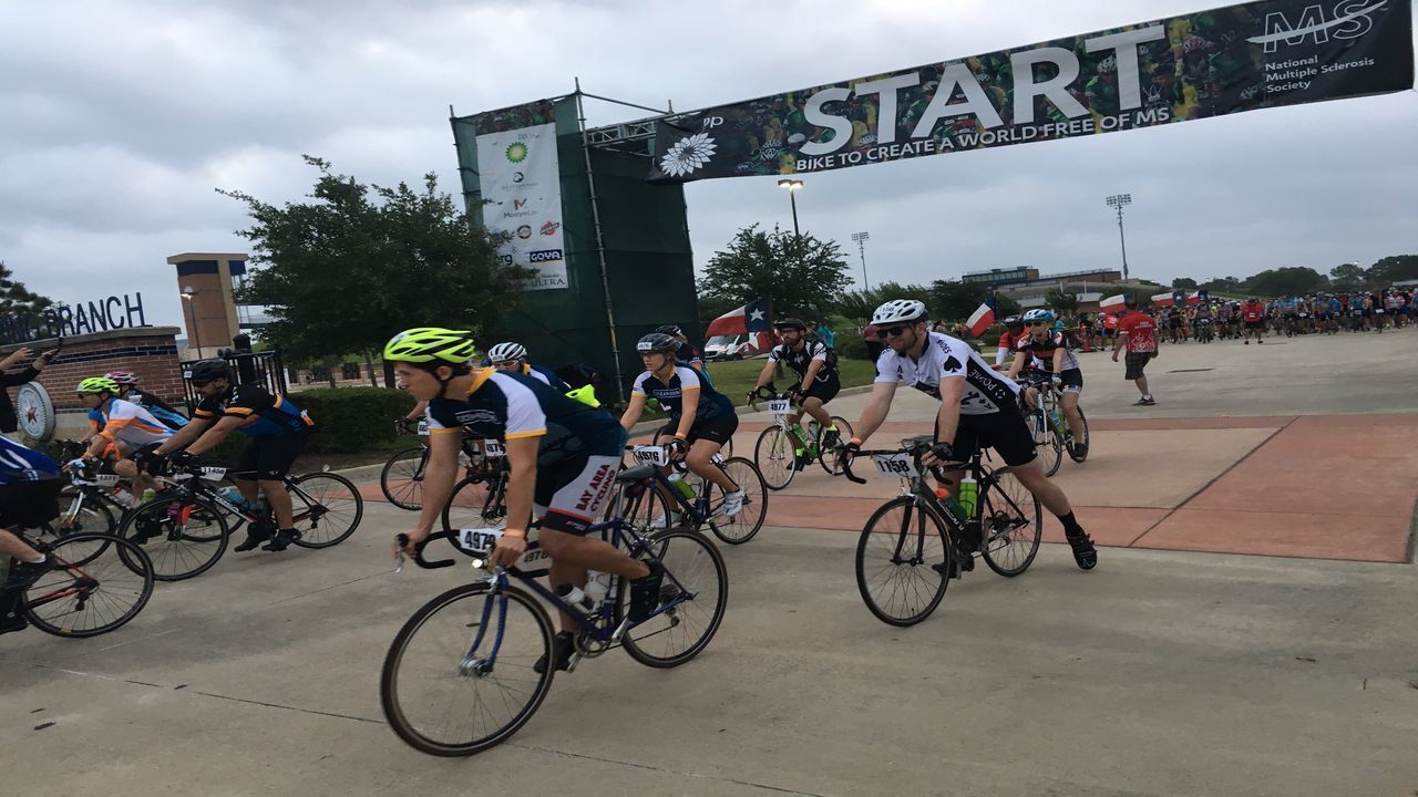 Bicyclists pedal from Houston to Austin for 33rd annual BP MS 150